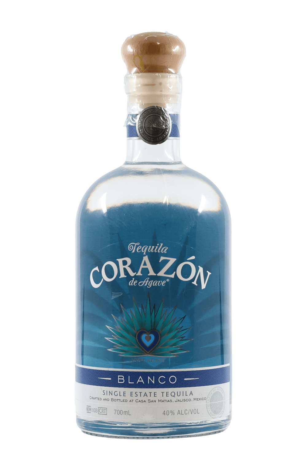Corazon Single Estate Blanco Tequila – Smokey's Bottle Shop