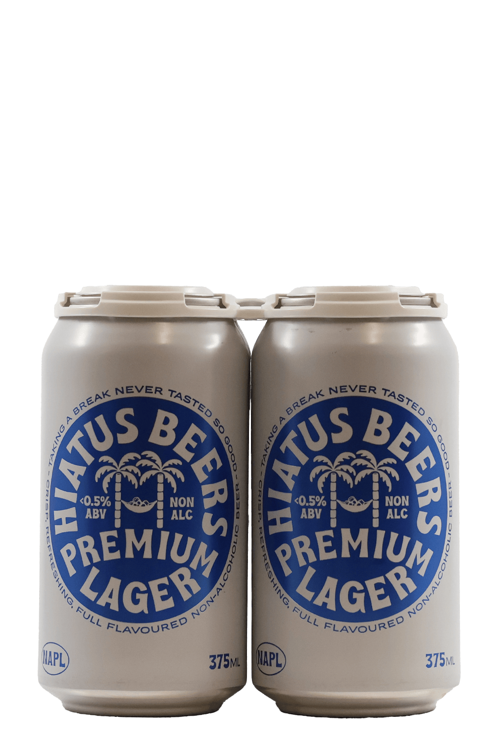 Hiatus Beers Non-Alcoholic Lager 4pk – Smokey's Bottle Shop